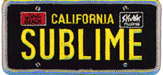 Sublime (License Plate) Patch – Belmont Army WP