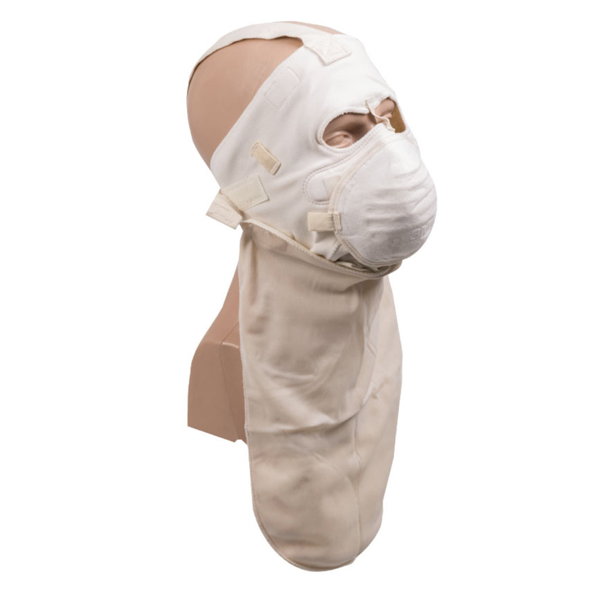 USGI White CW Face Mask- SURPLUS – Belmont Army WP